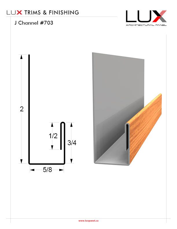 J Channel #703 Installation - Maxton Panels