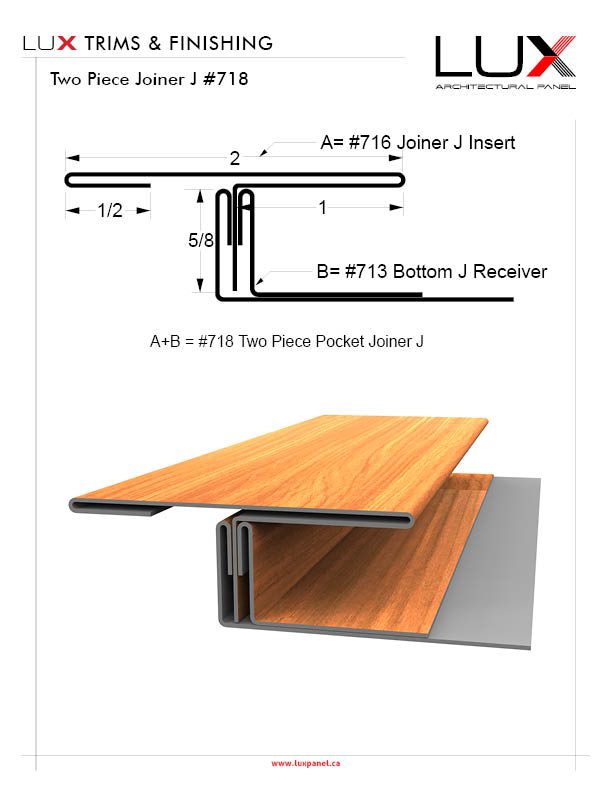 Two Piece Joiner J #718 Installation - Maxton Panels