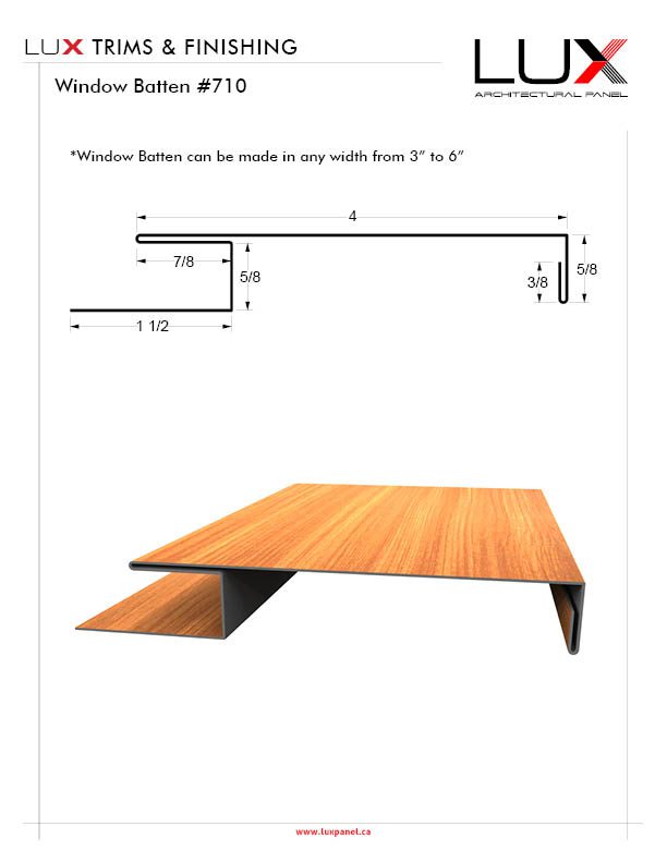 Window Batten #710 - Maxton Panels
